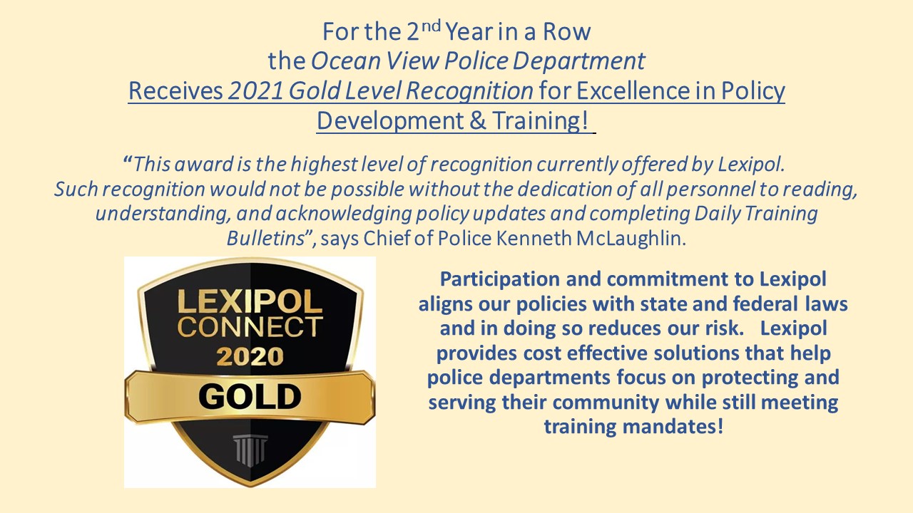 Official Website for the Town of Ocean View, Delaware - Public Notices